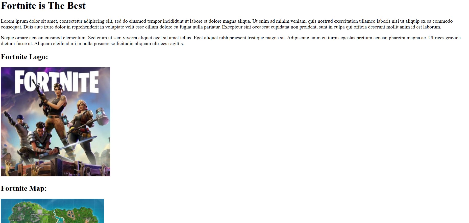 Assignment 1:Basic HTML